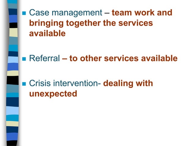 Case Management in Addiction Counselling | PPTX