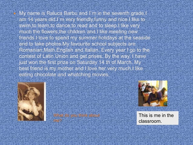 Prezentare 7 B | PPT