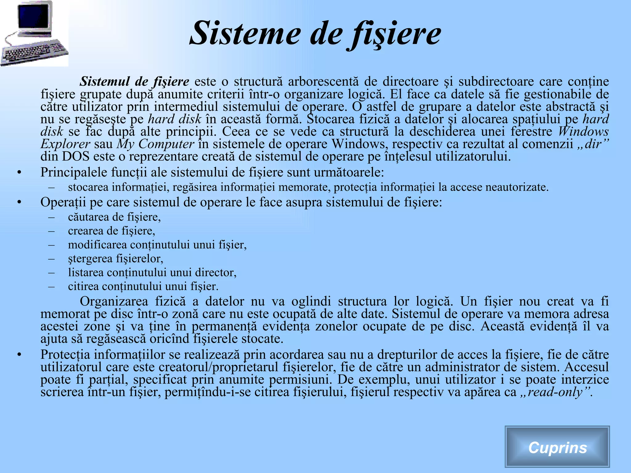 Prezentarea Calculatorului | PPS