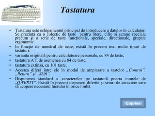 Prezentarea Calculatorului | PPS