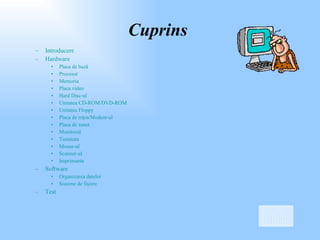 Prezentarea Calculatorului | PPS