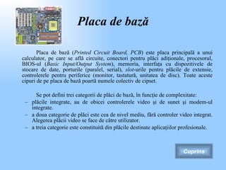 Prezentarea Calculatorului | PPS