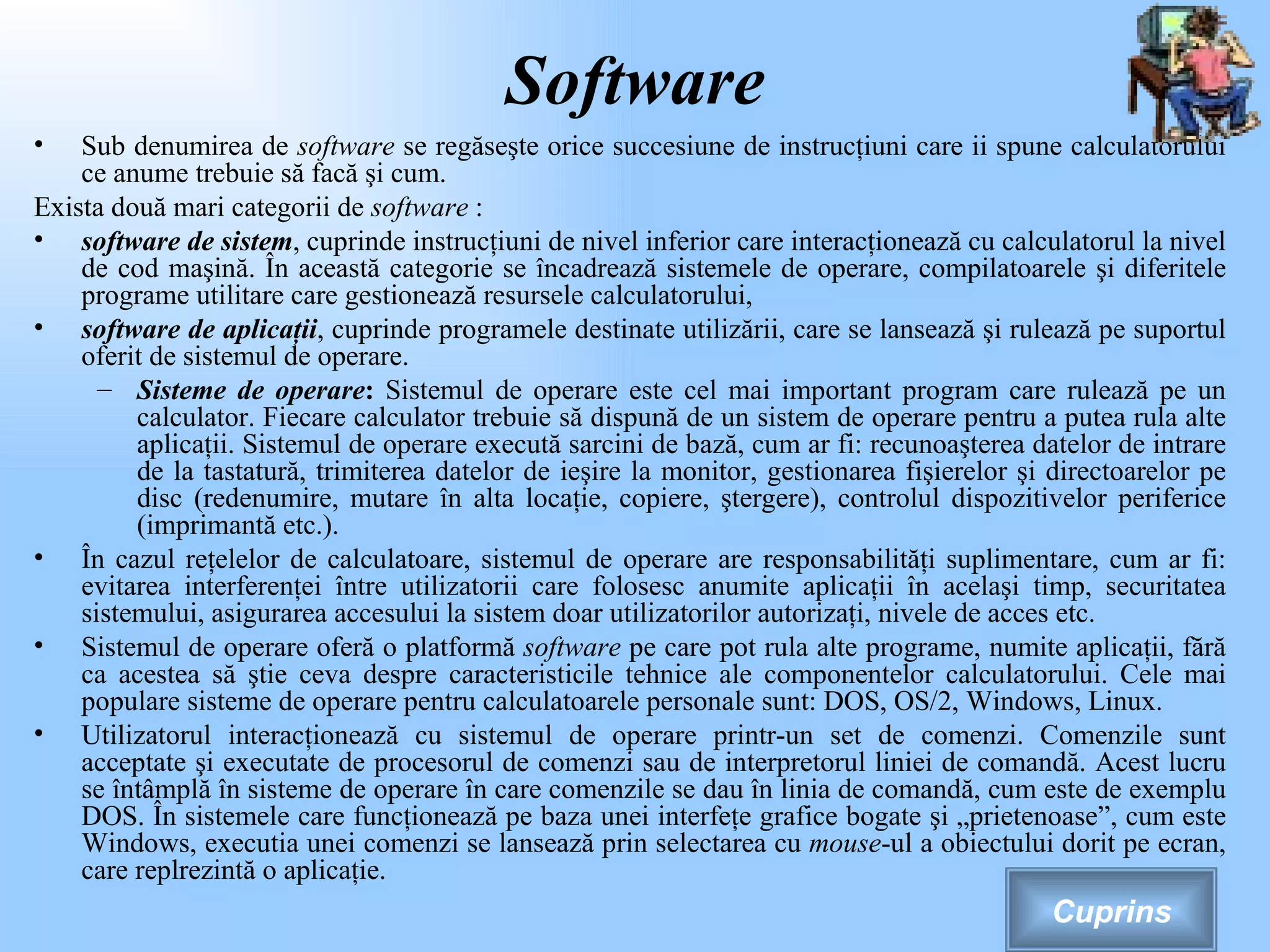 Prezentarea calculatorului | PPT