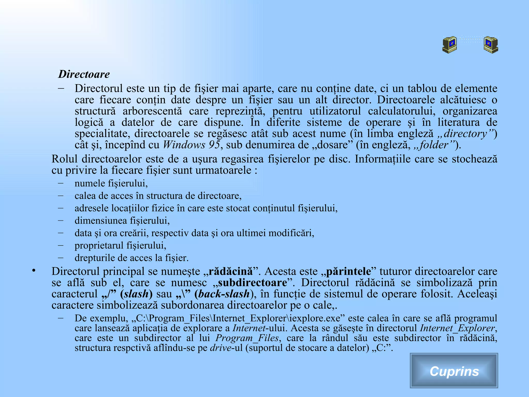 Prezentarea calculatorului | PPT