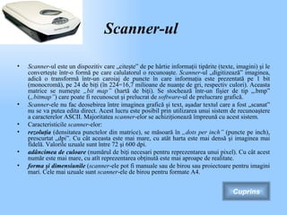 Prezentarea calculatorului | PPT