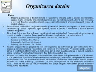 Prezentarea calculatorului | PPT