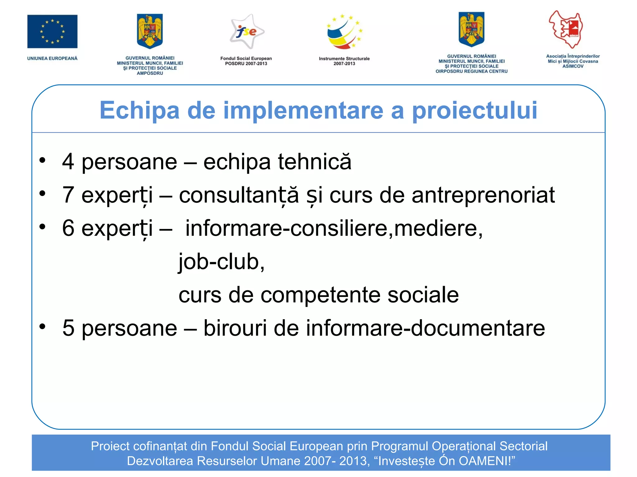 Prezentarea proiectului | PPT