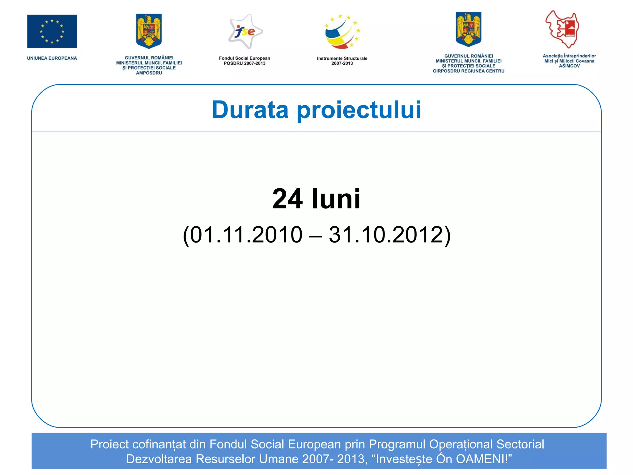 Prezentarea proiectului | PPT