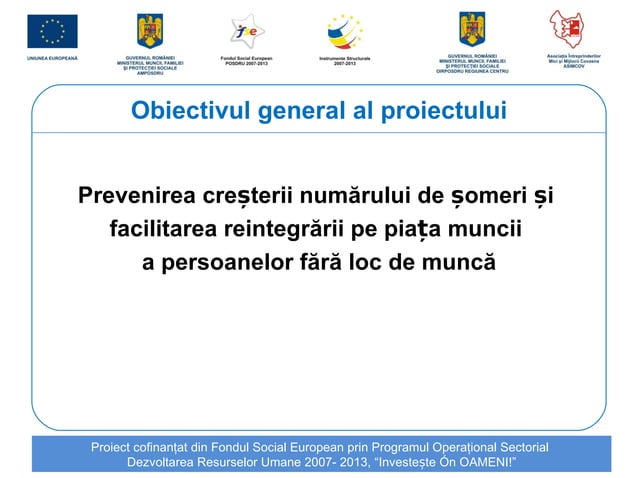Prezentarea proiectului | PPT