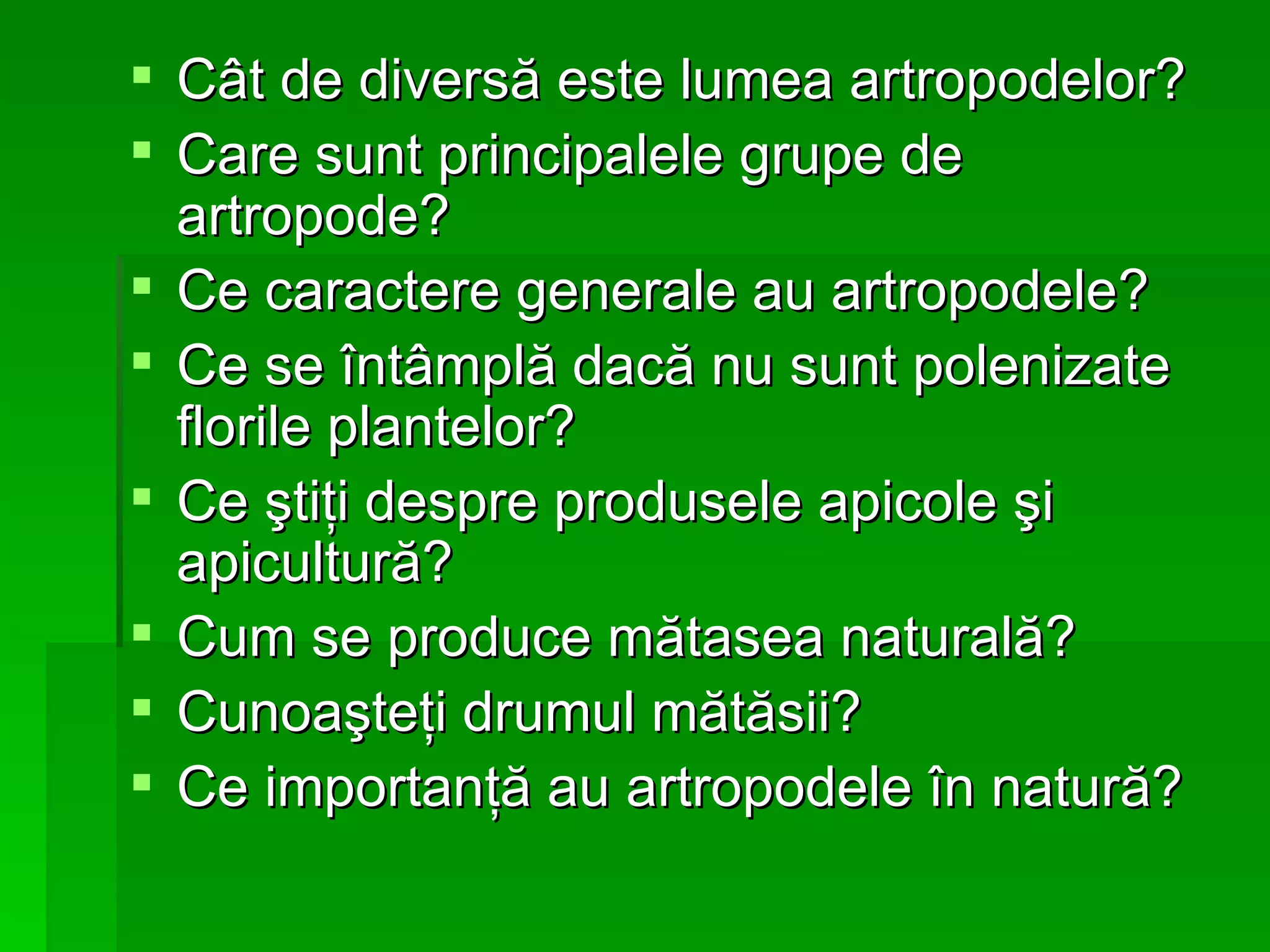 Prezentare artropoded.d. | PPT