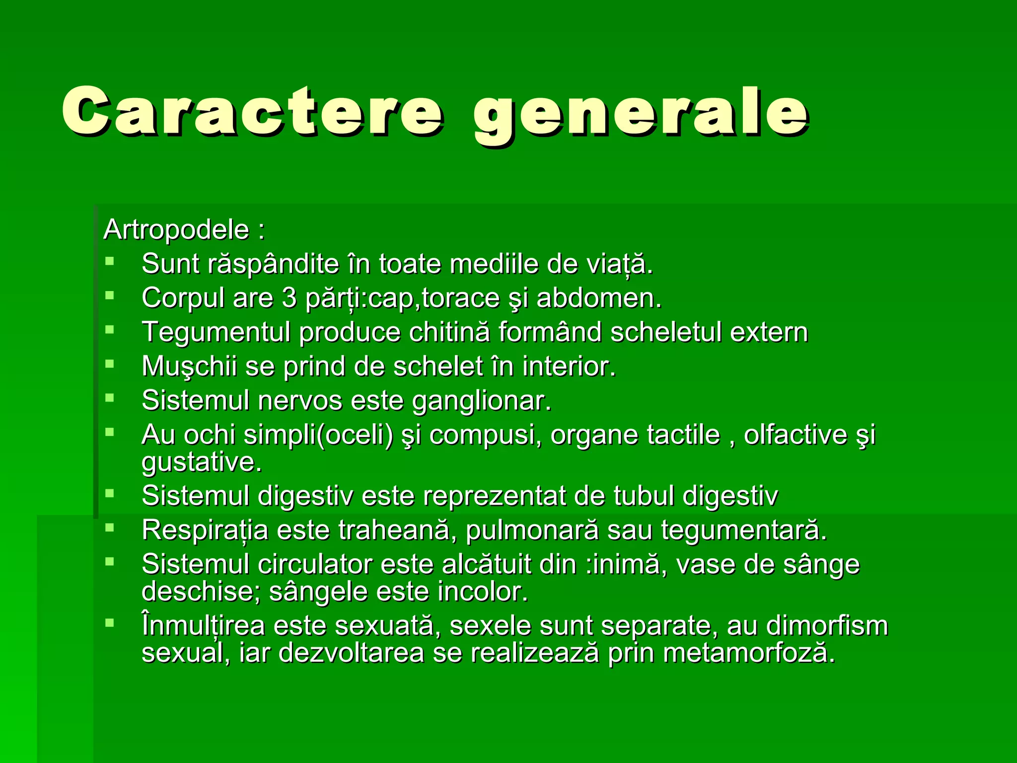 Prezentare artropoded.d. | PPT