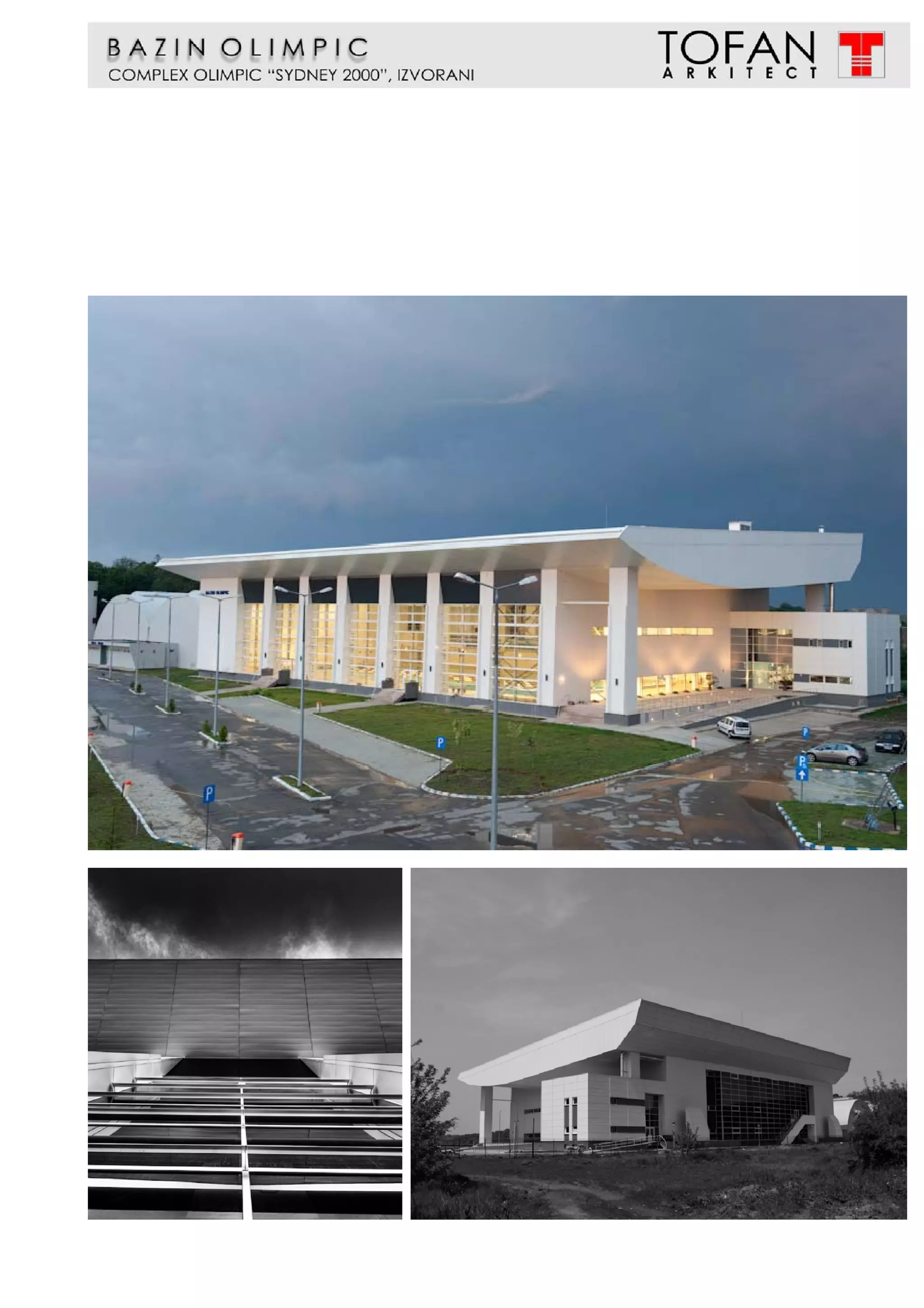Olympic Swimming Pool - architect Bogdan Tofan | PDF