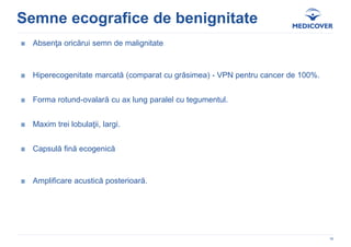 Patologia mamara - rolul important al imagisticii | PPTX