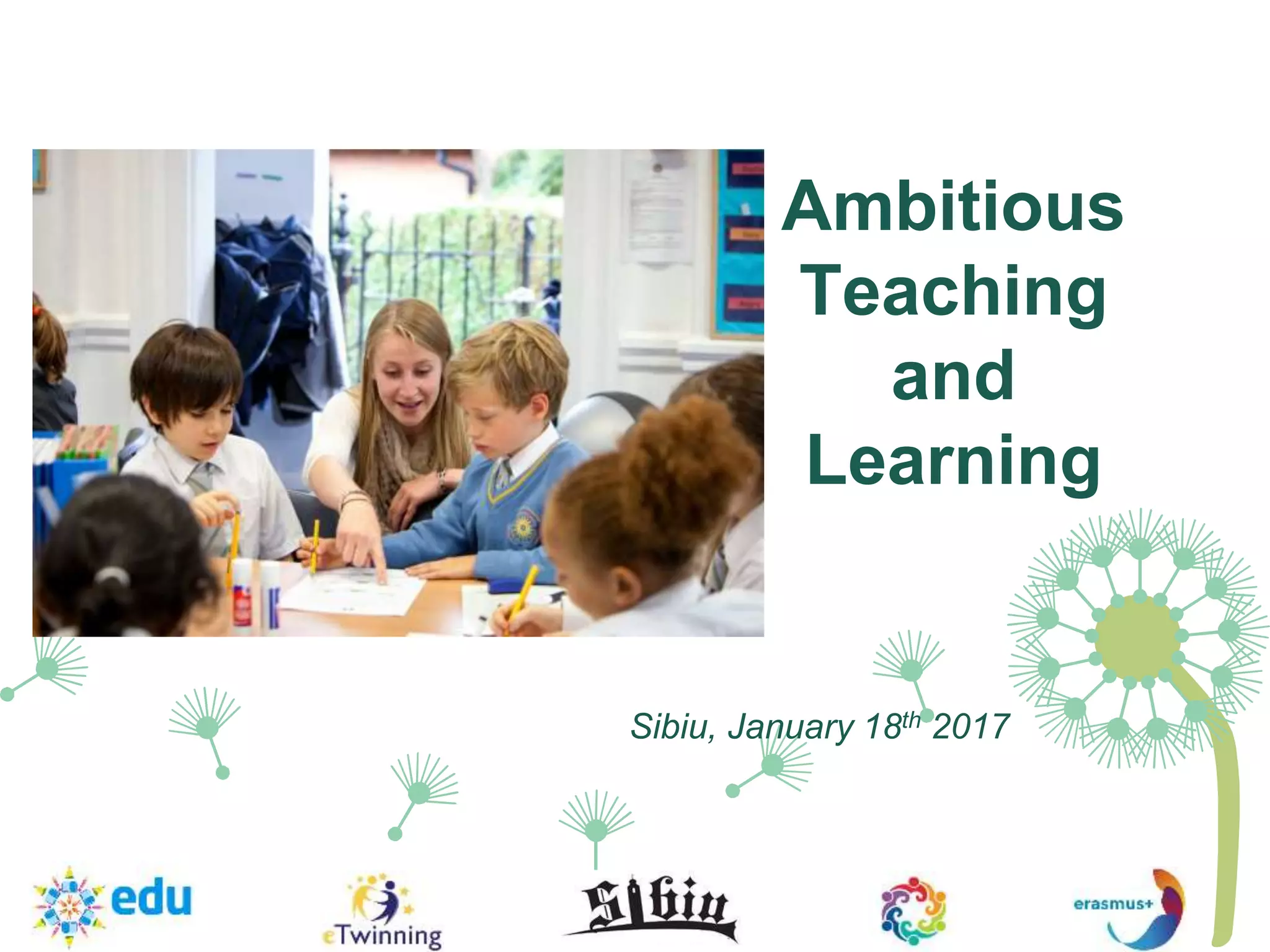 Ambitious Teaching and Learning | PPT