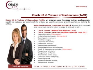 Prezentare coach hr romania | PPT