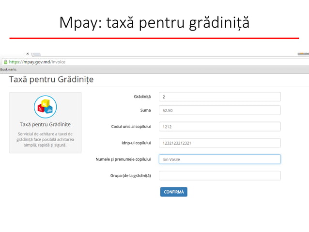 Prezentarea lui Dan Perciun | PPTX