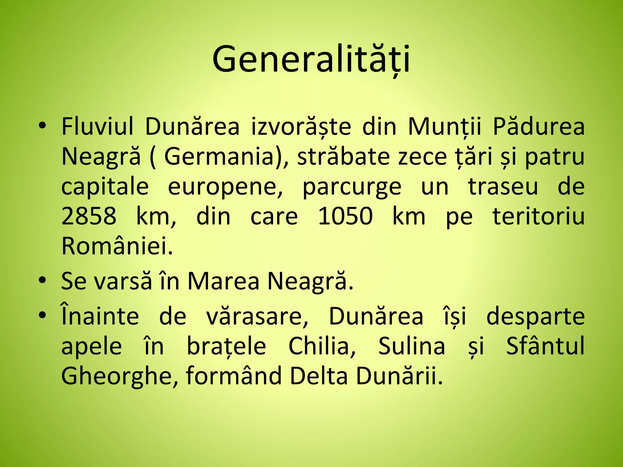 Prezentare Delta Dunarii | PPTX