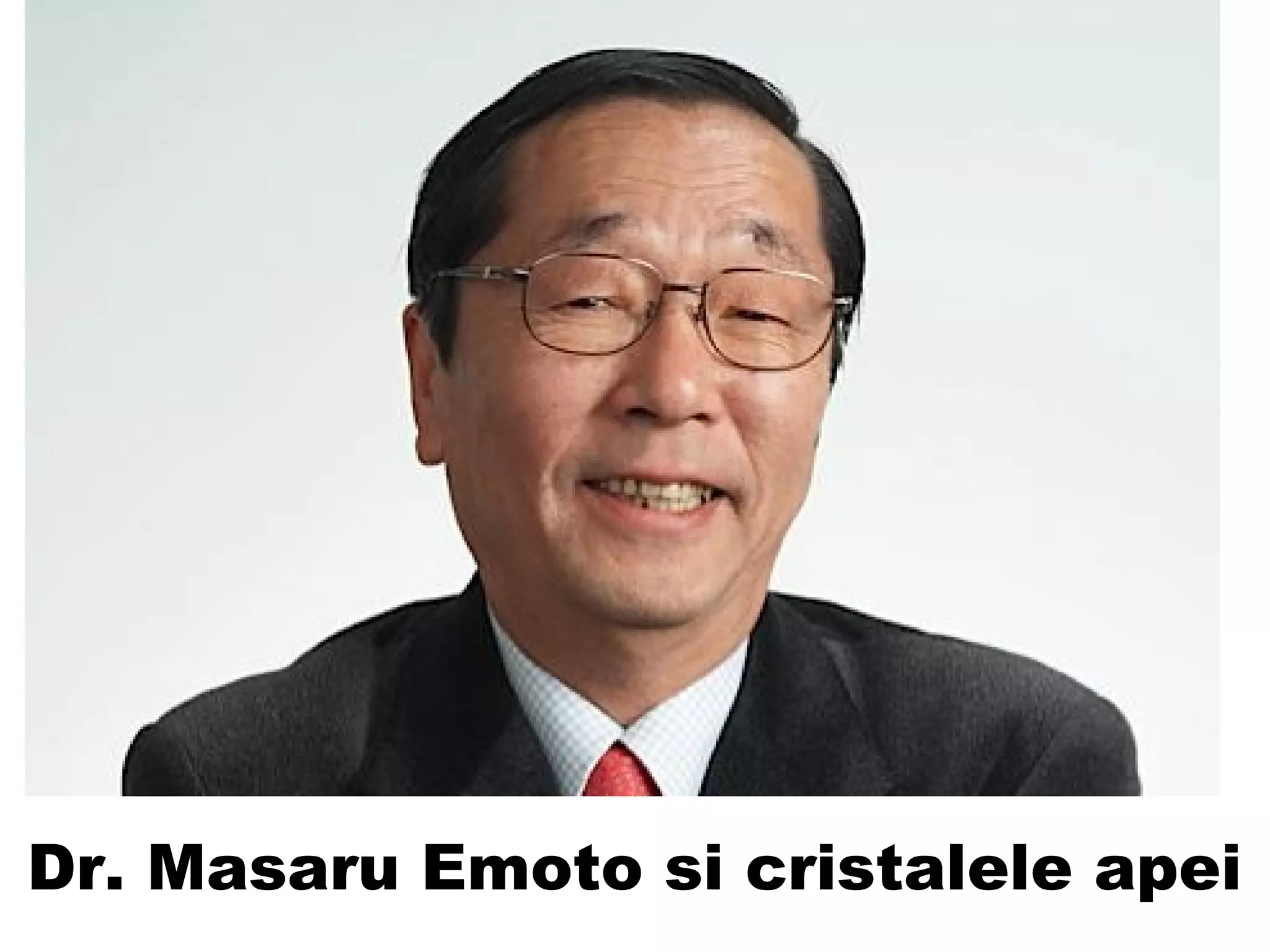 Masaru Emoto - Apa | PPT
