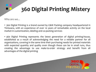Presenting 360 Digital Printing in new clothes | PPT