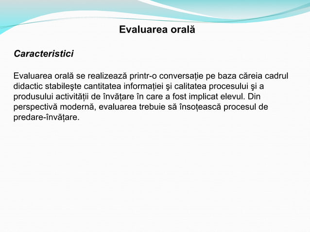 Evaluarea procesului instructiv- educativ | PPT
