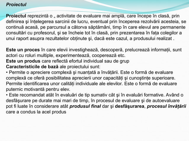 Evaluarea procesului instructiv- educativ | PPT