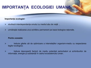 Prezentare ecologie | PPT