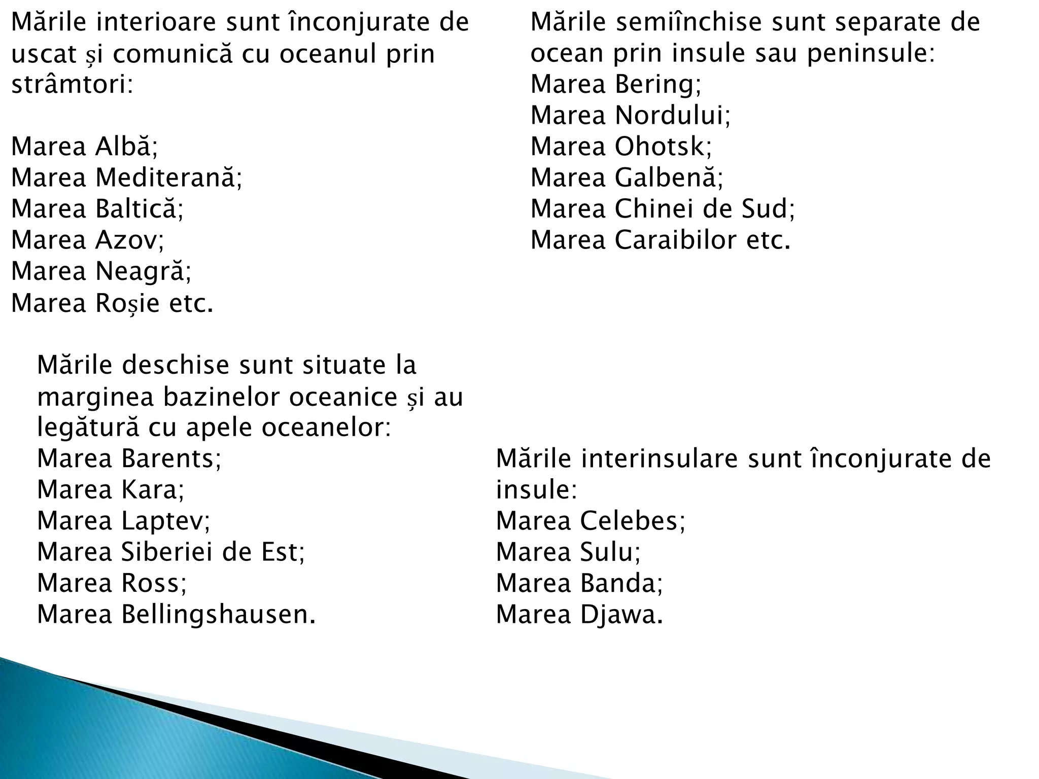 Mari si oceane | PPTX