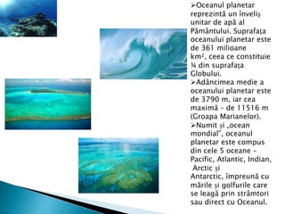 Mari si oceane | PPTX