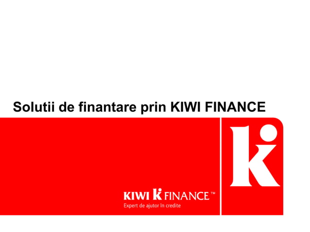 Prezentare Kiwi Finance | PPTX