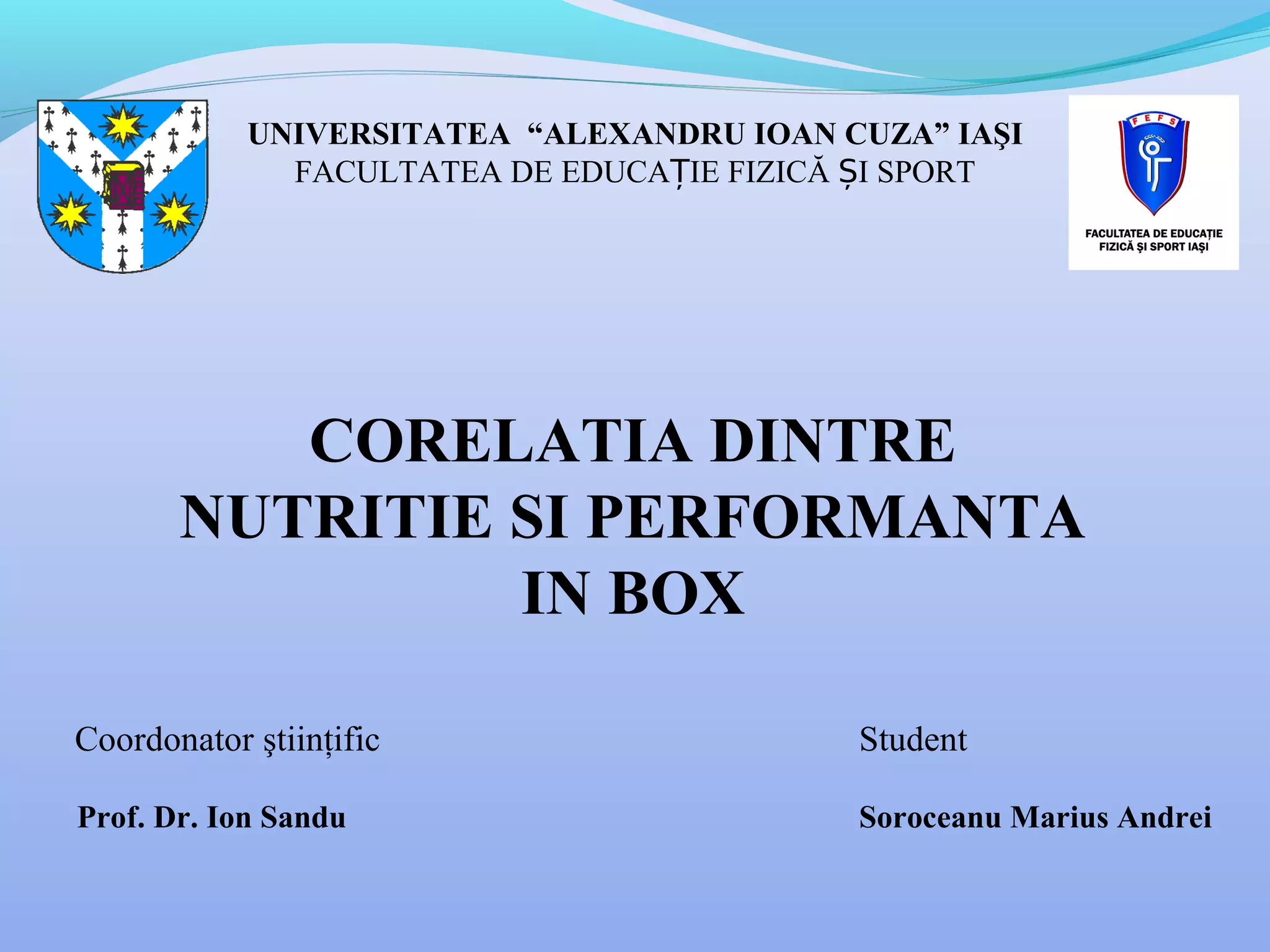 Prezentare licenta f.o.r. | PPT