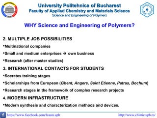 Science and Engineering of Polymers | PPT