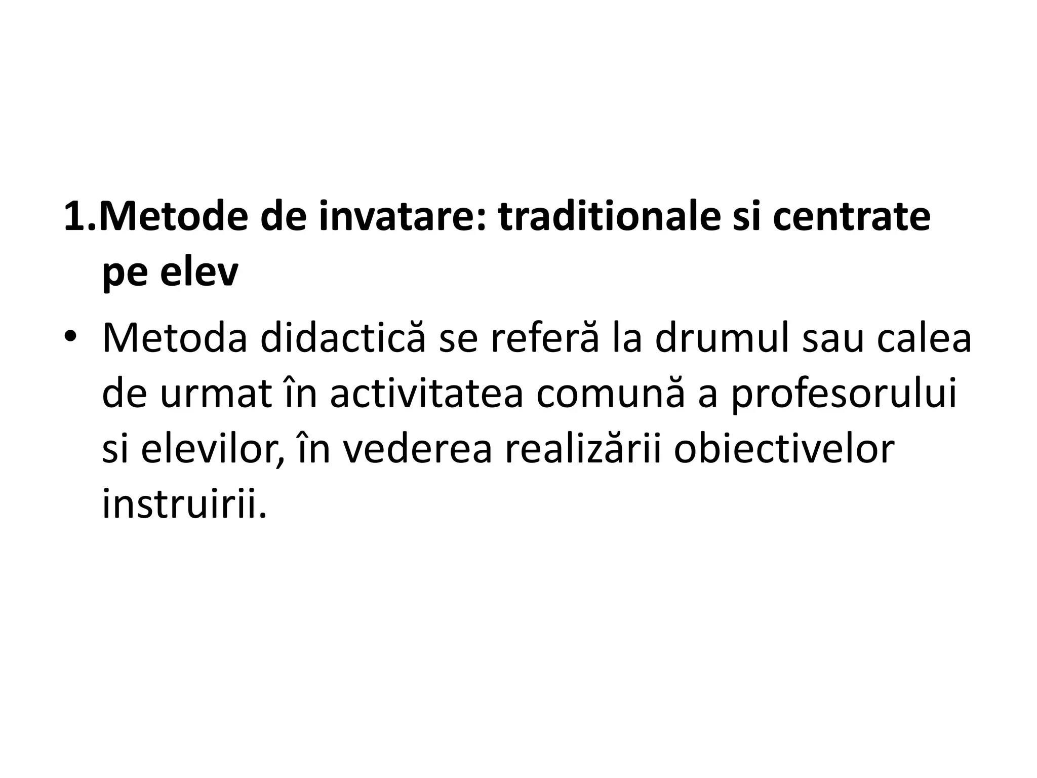 Prezentare metode | PPT