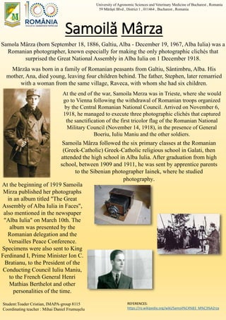 Samoila Marza | PPTX