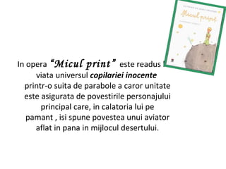 Prezentare micul print | PPT