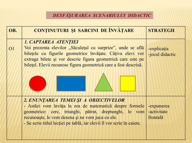 prezentare_plan_de_lectie clasa a 2 si clasa a 3 | PPT