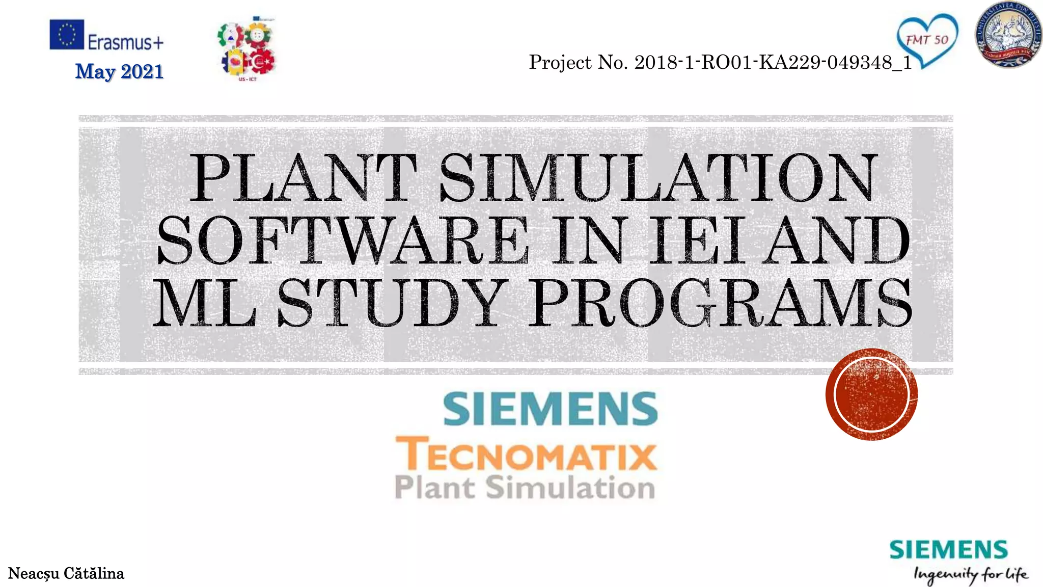 Prezentare plant simulation | PPTX