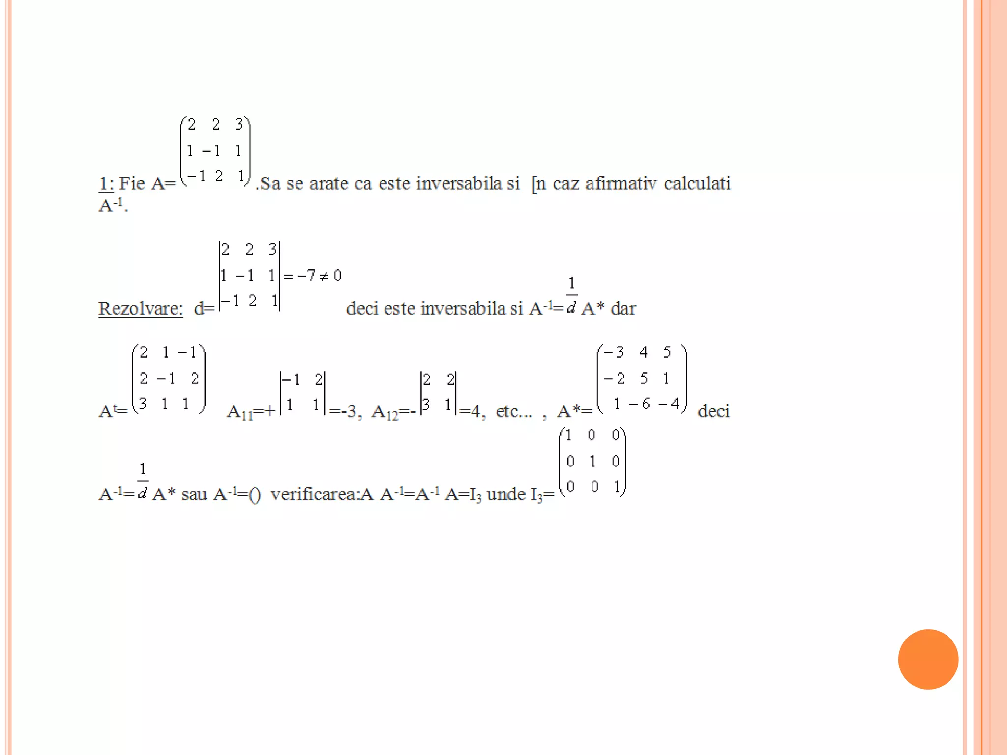 Prezentare ppt matrice | PPTX
