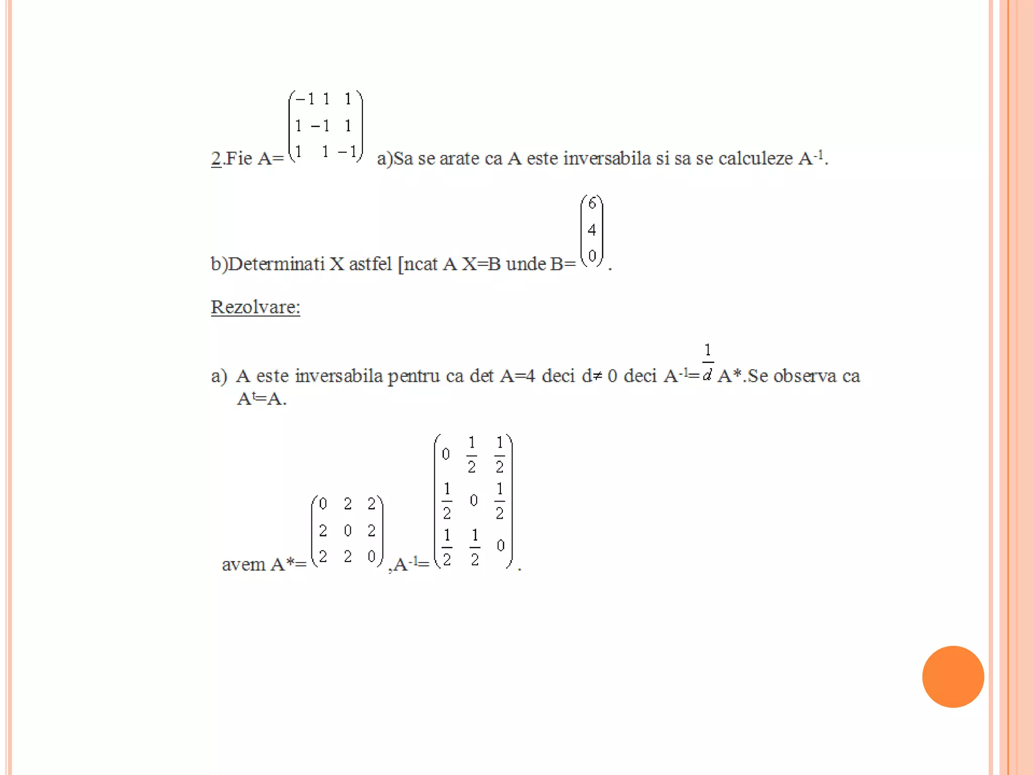 Prezentare ppt matrice | PPTX