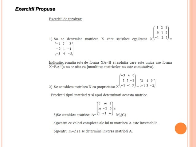 Prezentare ppt matrice | PPTX