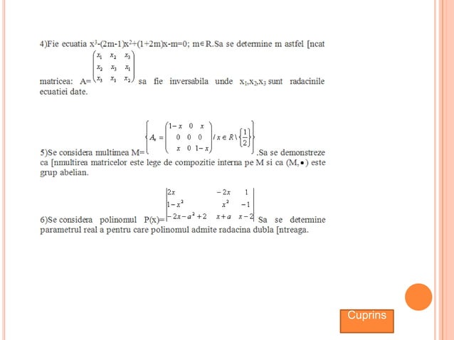 Prezentare ppt matrice | PPTX