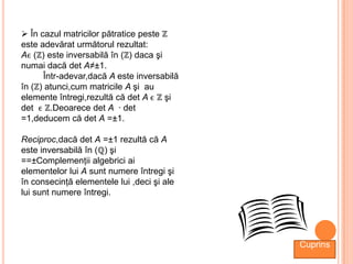 Prezentare ppt matrice | PPTX