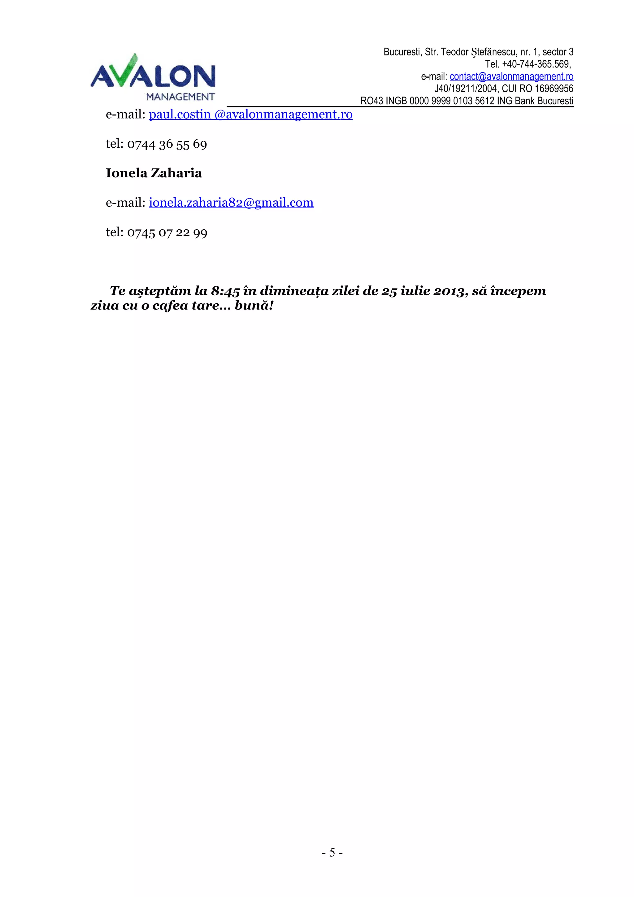 Prezentare program formator | DOC