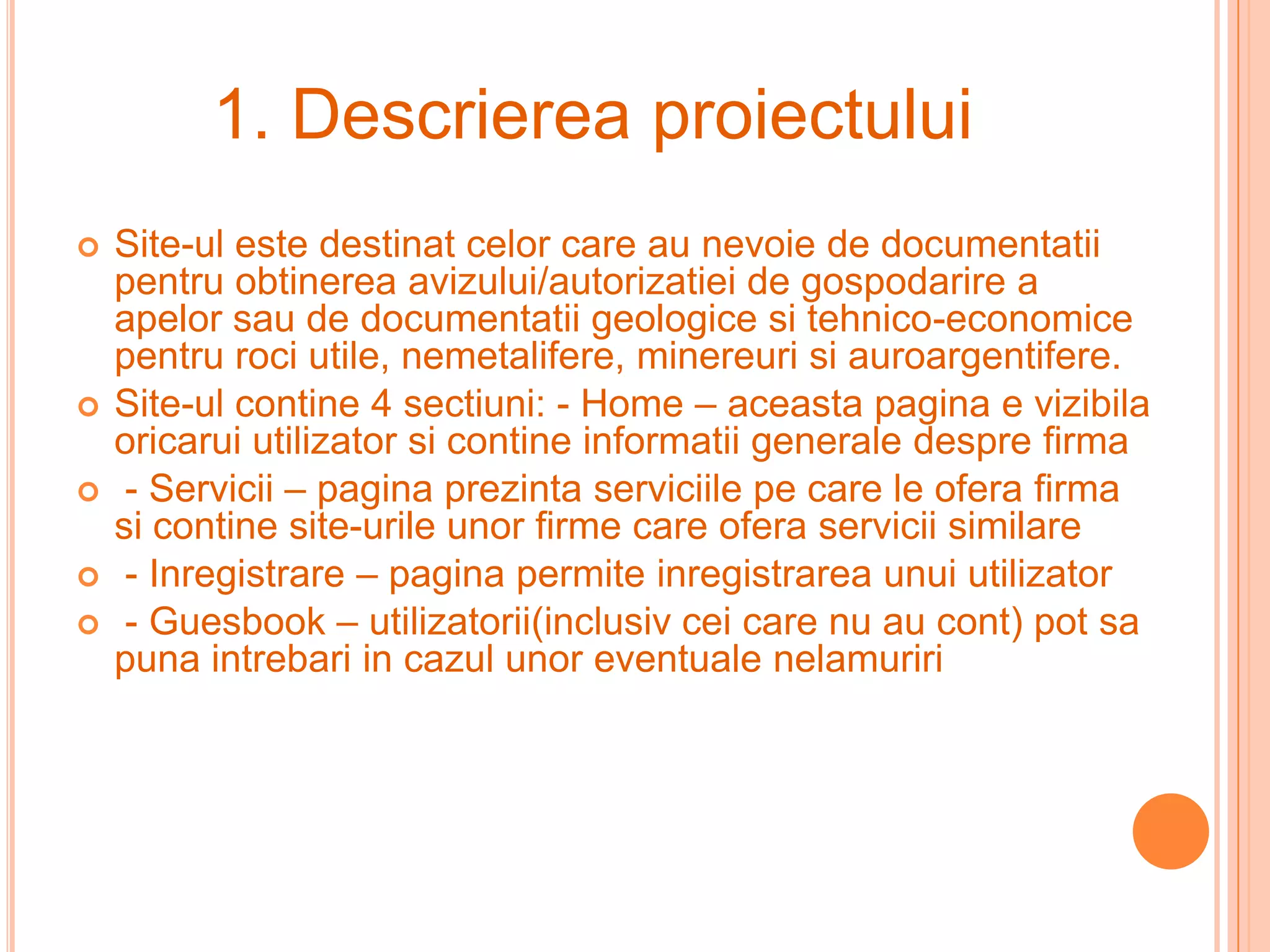 Proiect Programare Web | PPT