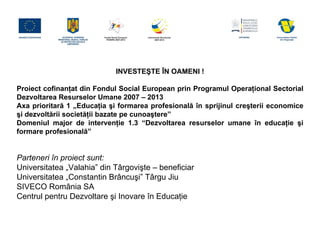 Prezentare proiect | PDF