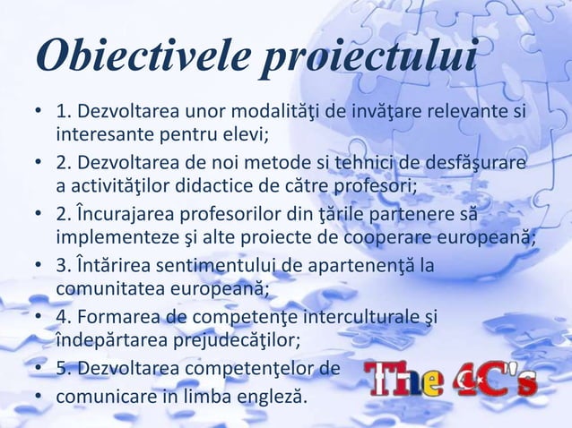 Prezentare proiect 4 c | PPT