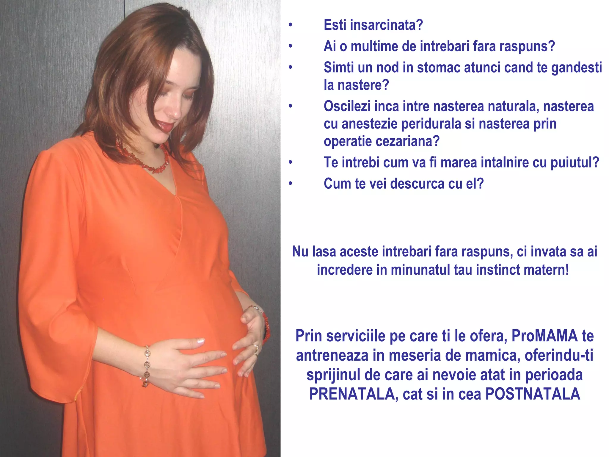 ProMAMA - Gimnastica si Masaj pentru Gravide, mamici si bebelusi, Lamaze, Alaptare, Puericultura ...