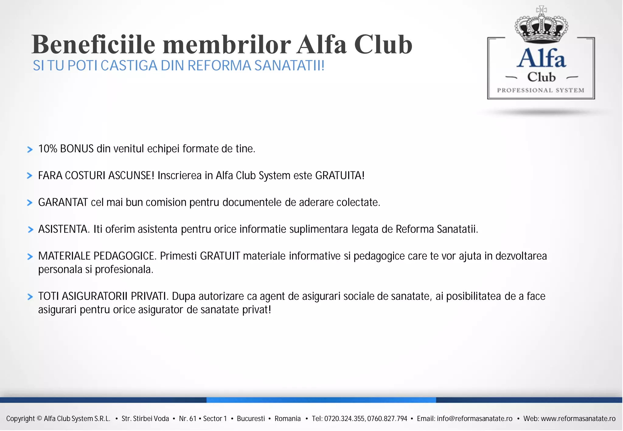 (www.reformasanatate.ro) Reforma Sanatatii - prezentare scurta Alfa ...