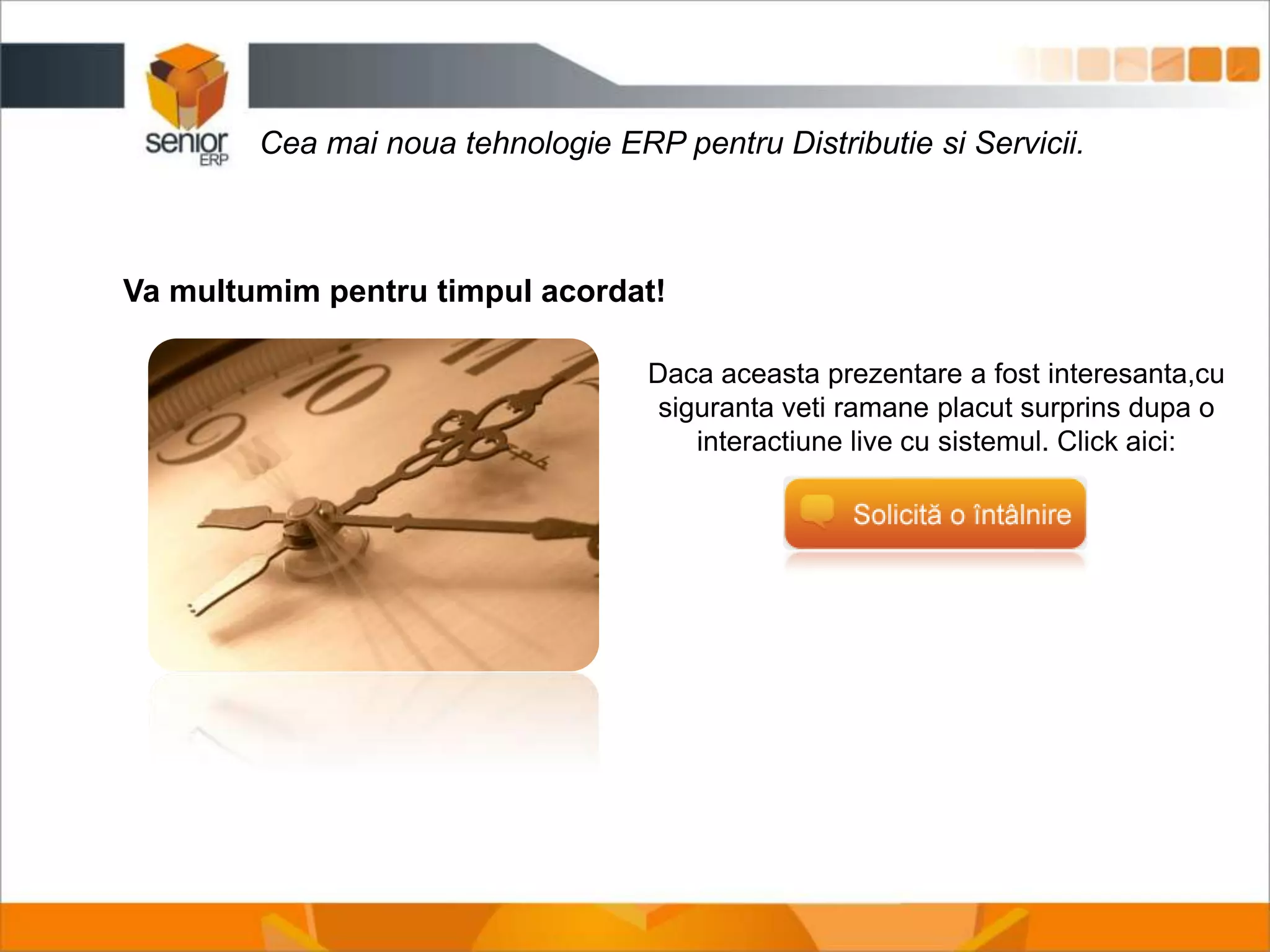 Prezentare Senior Erp | PPSX