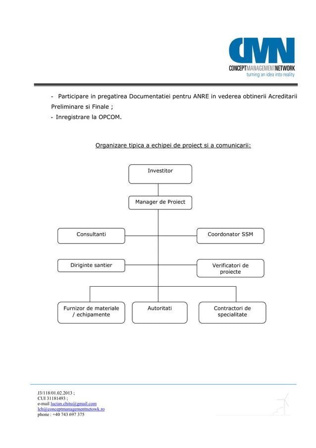 Prezentare servicii specifice proiecte regenerabile | PDF
