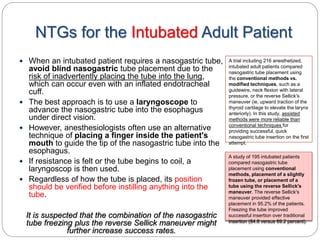 Prezentare sonda nasogastrică și tub nasonejunal | PPT